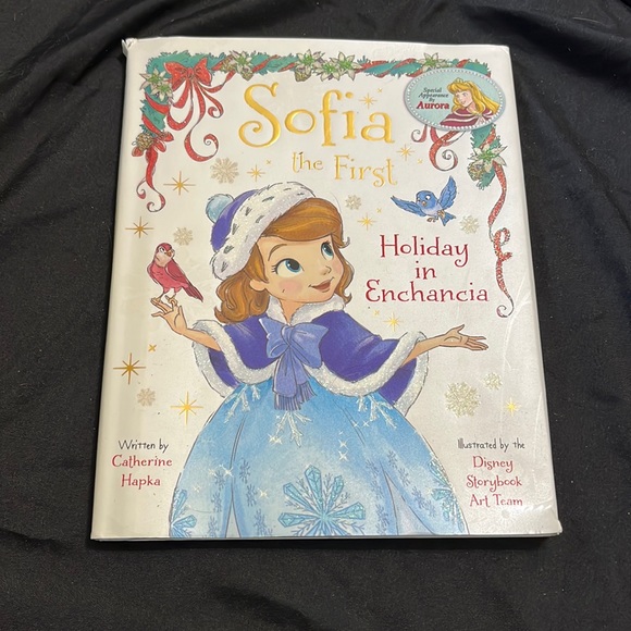 Disney | Toys | Sofia The First Holiday In Enchancia Hardcover | Poshmark